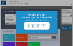 Tous les livres des Editions ENI sont en accès gratuit pendant 2 jours