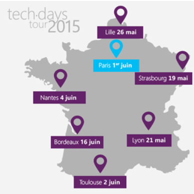 Microsoft France dévoile Windows 10 lors de son Techdays Tour 2015