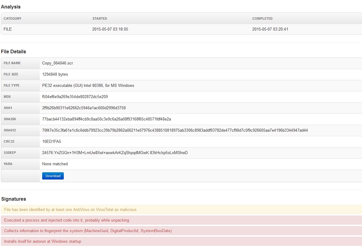 Les tours de passe-passe de Rombertik, ce malware agressif qui lit des informations d’identification