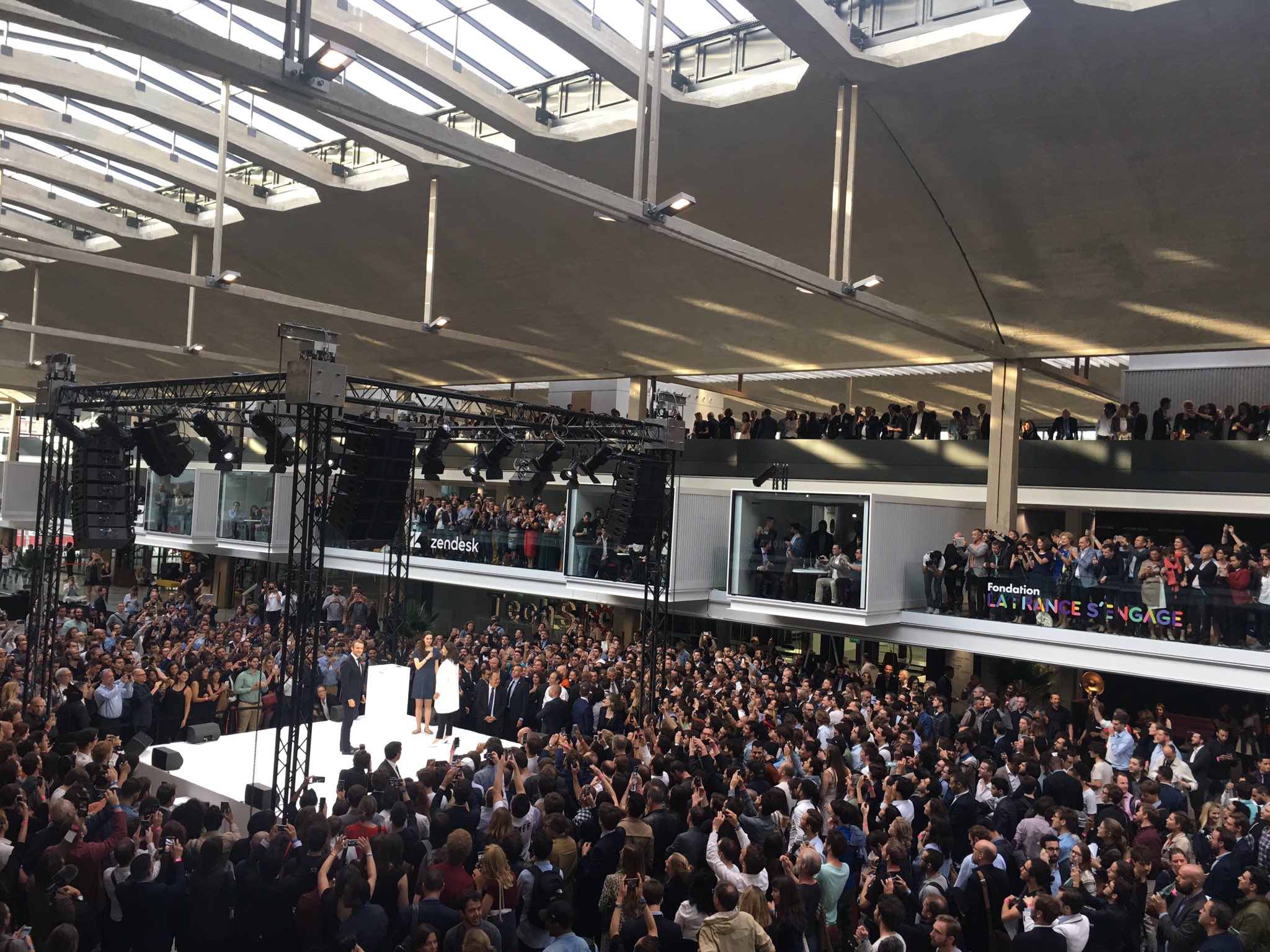 Inauguration de Station F, le plus grand campus de startups au monde