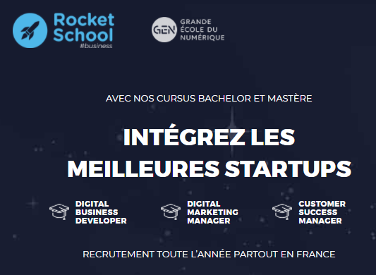 Rocket School, école gratuite dédiée à la vente high tech, va ouvrir son 5ème établissement à ...