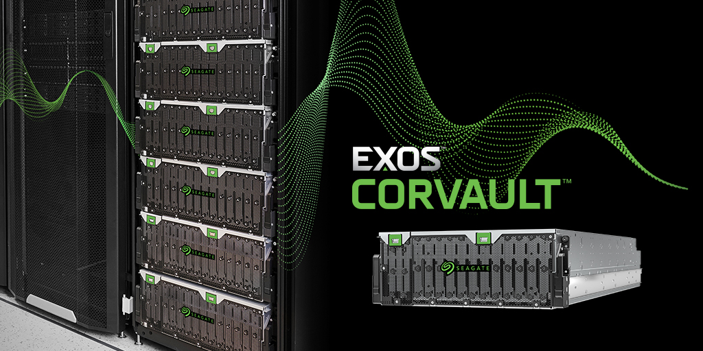 Exos Corvault, de Seagate, un système de stockage en masse autocorrectif
