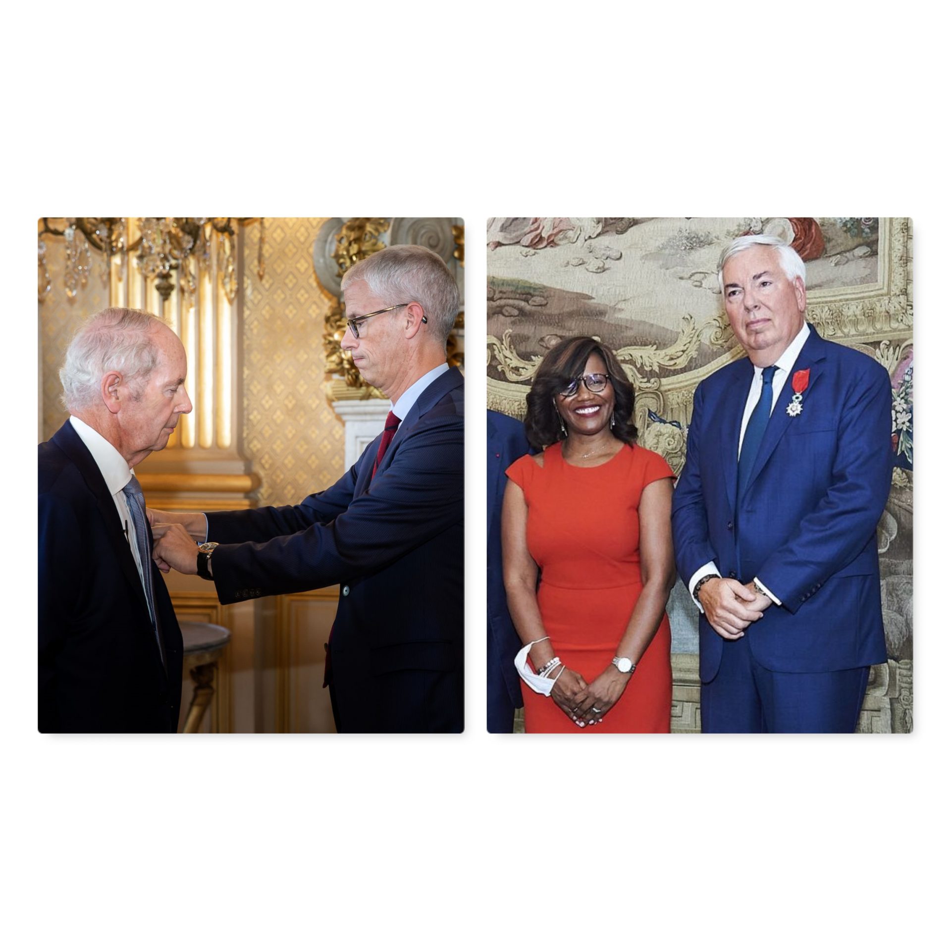 Sir Peter Rigby et Vincent Rouaix reçoivent la Légion d’honneur