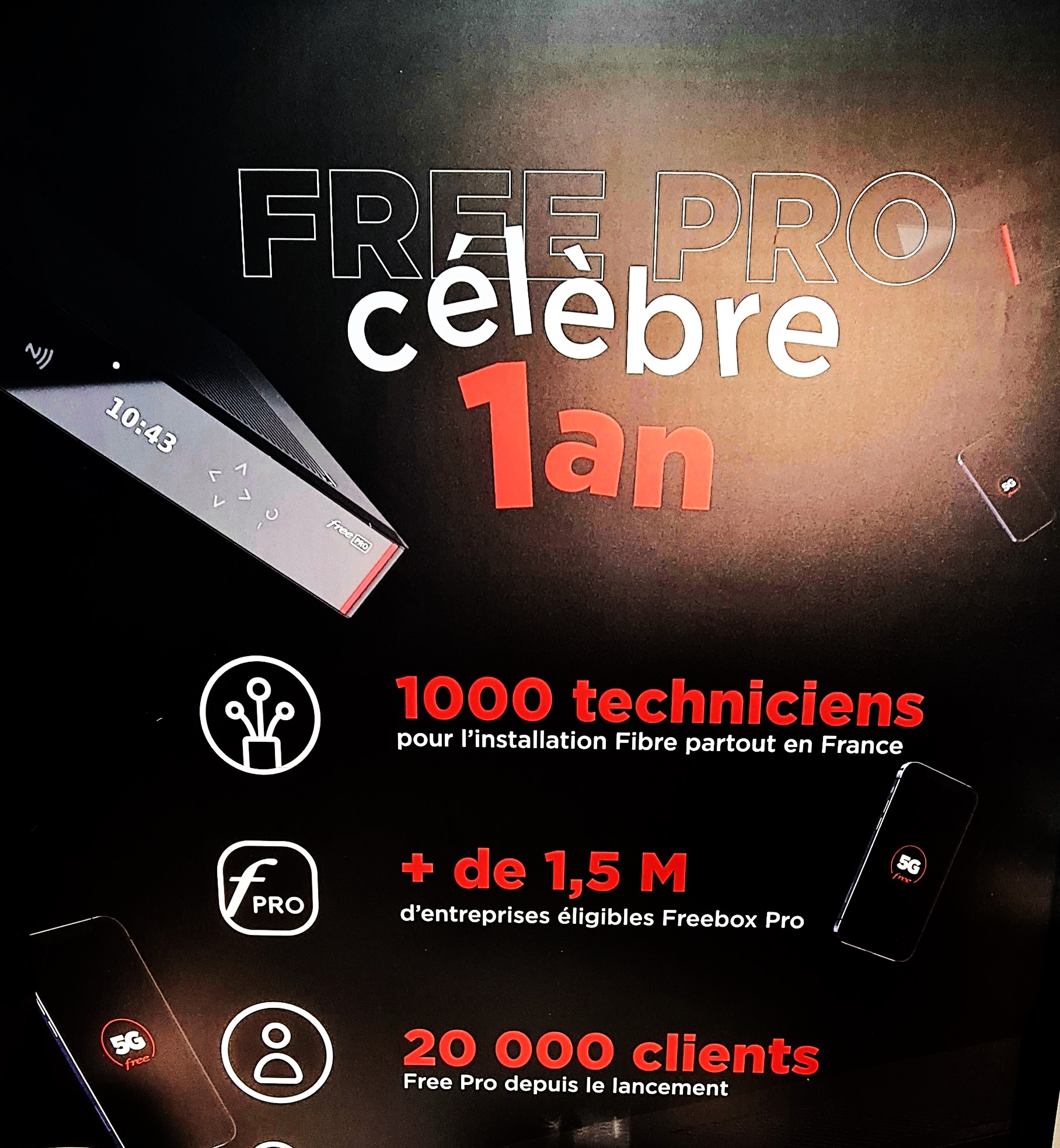 La Freebox Pro passe la barre des 20 000 clients
