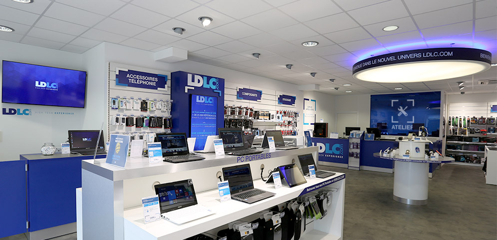 LDLC passera la barre des 70 magasins physiques