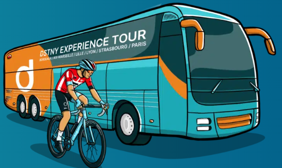Dstny et ses partenaires technologiques font leur tour de France