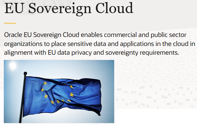Oracle lance son offre de Cloud public européen estampillé “souverain”
