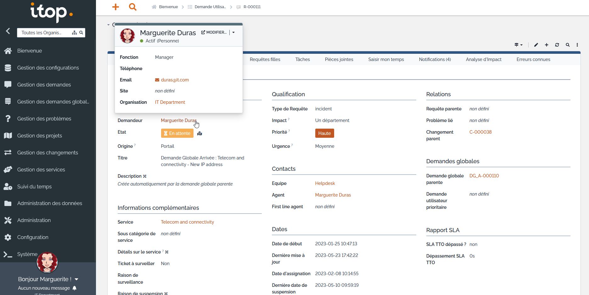 ITSM Open Source : sortie de iTop 3.1